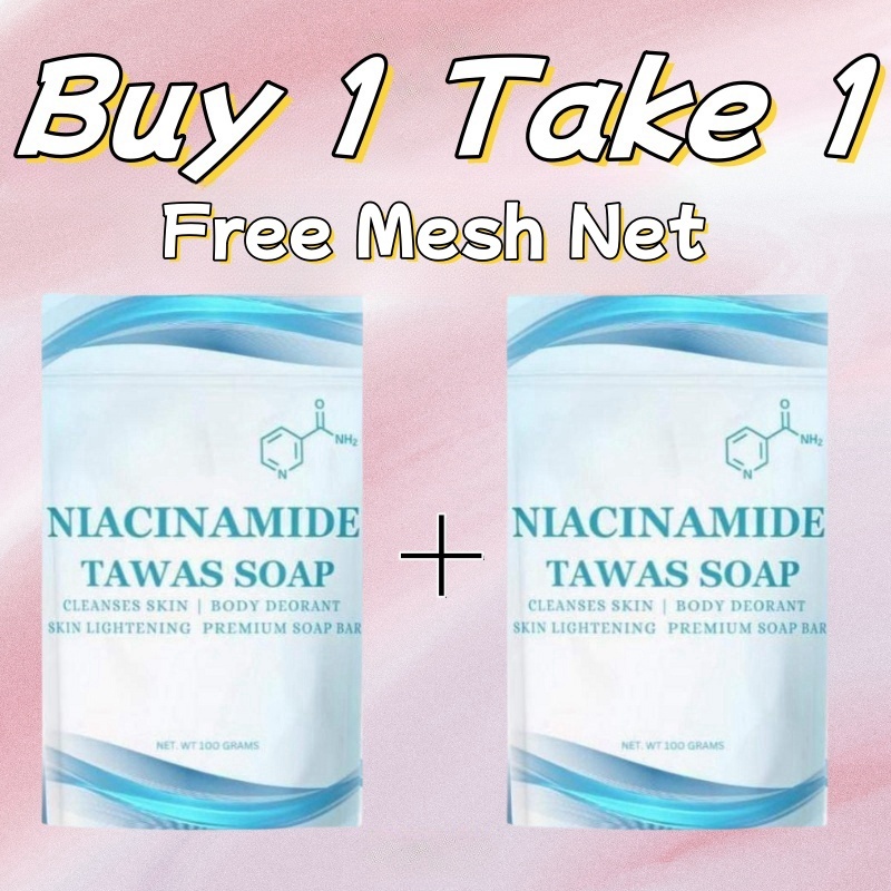 【BUY 1 TAKE 1】Niacinamide Tawas Soap skin lightening cleanses deodorant ...