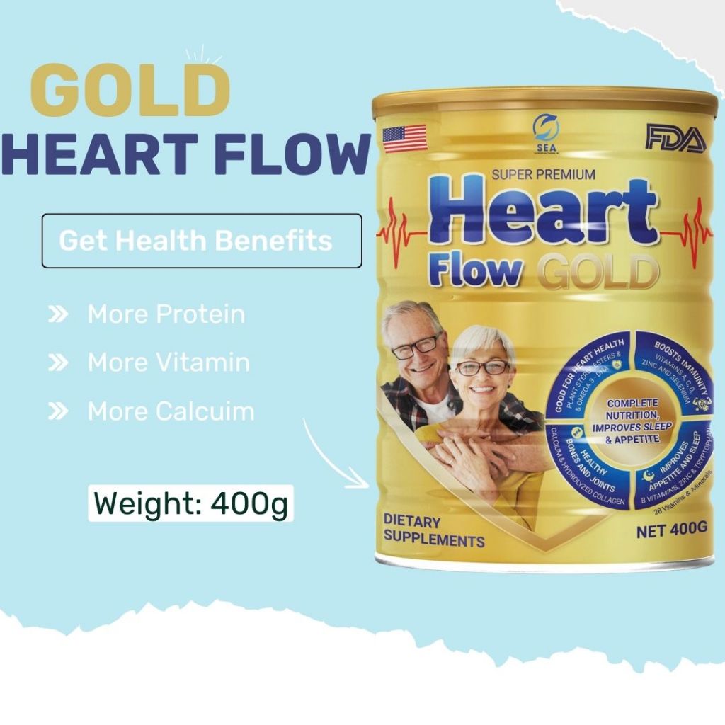 Heart Flow Gold Milk is Good for the Heart and Blood Pressure 400g ...