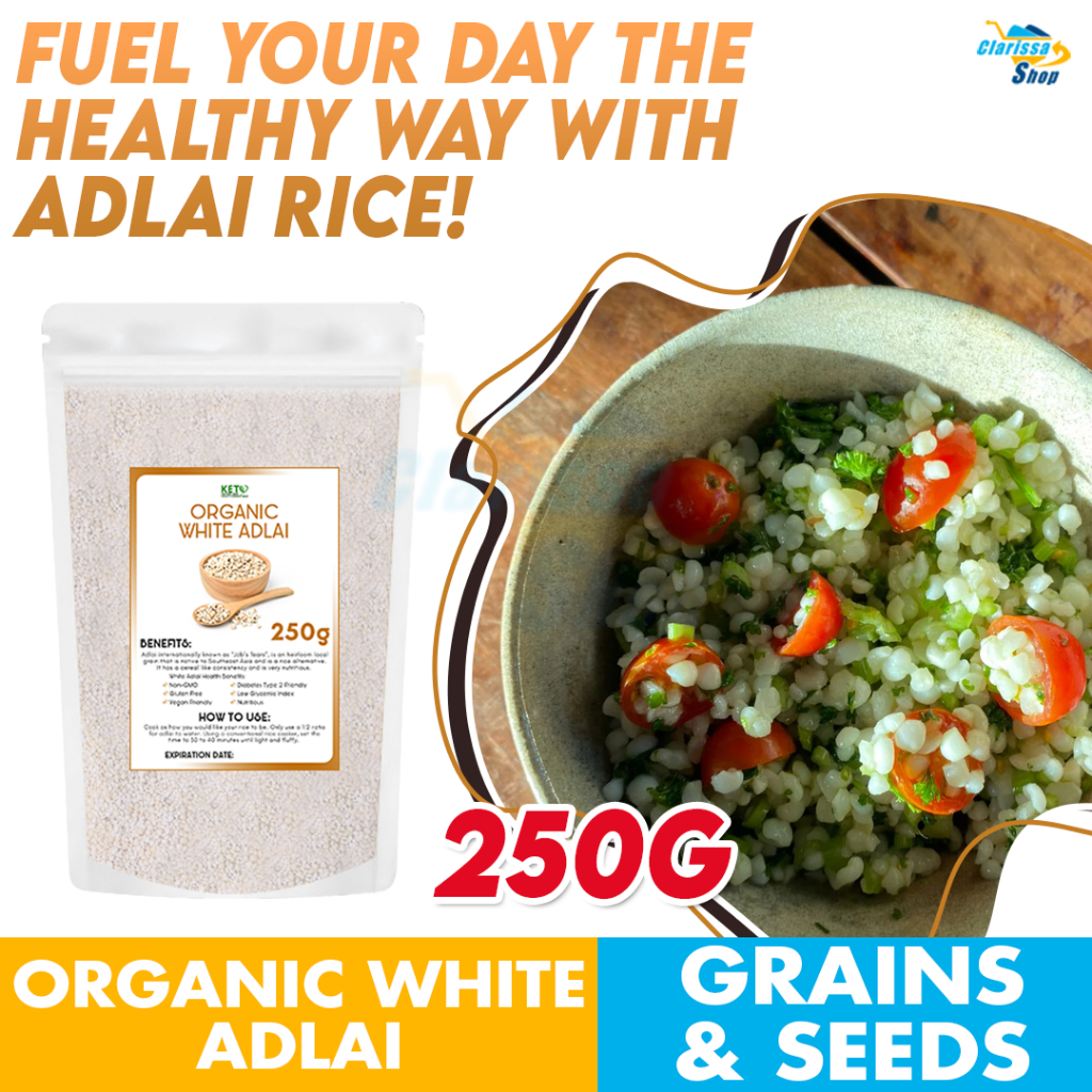 Organic White Adlai 250g | Shopee Philippines