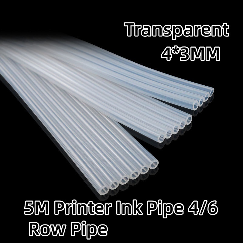 5M 4/6 Row Eco-Friendly Solvent Ink Hose For Ink Tube Printer Ink ...