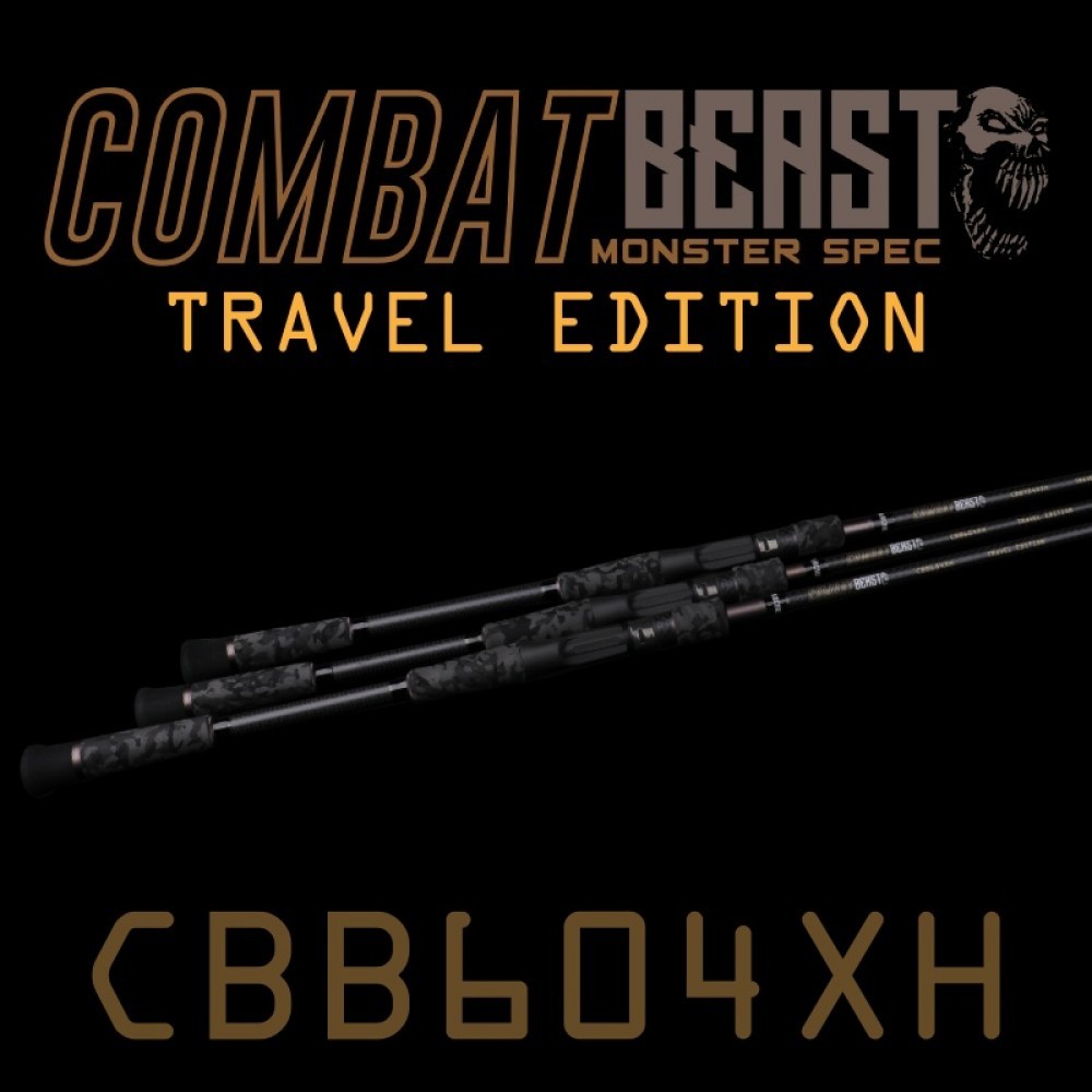 Bone Fishing World COMBAT BEAST CBB604XH Extra Fast Cast Travel 6ft PE ...