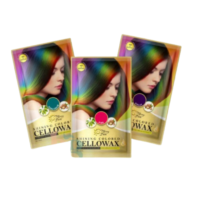 (MS) Color Hair Cellowax DIY Hair color 60ml 17colors FAIRY,PURPLE ...