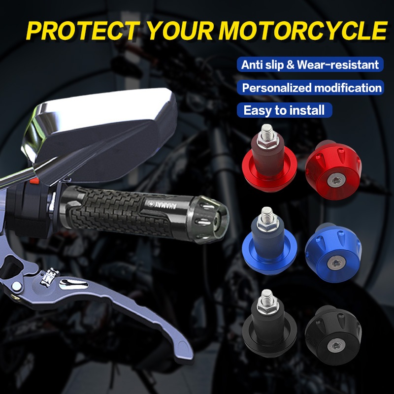 Honda Yamaha UNIVERSAL HIGH QUALITY1pair Alloy Motorcycle CNC Bar End ...