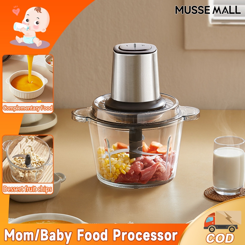 Musse Meat Grinder Food Processor Electric Food Processor MultiFunction ...