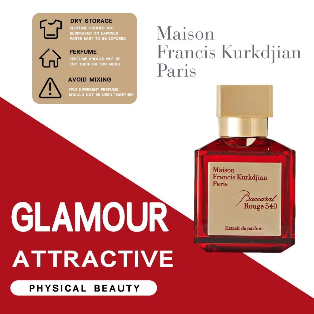 MFK Baccarat Rouge 540 Extrait De Parfum Perfume For Unisex 70ml ...