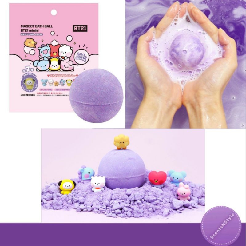 BT21 Minini Mascot Bath Ball | Shopee Philippines
