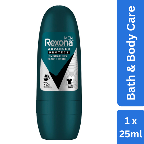Rexona Men Deodorant Roll-On Invisible Dry 25mL | Shopee Philippines