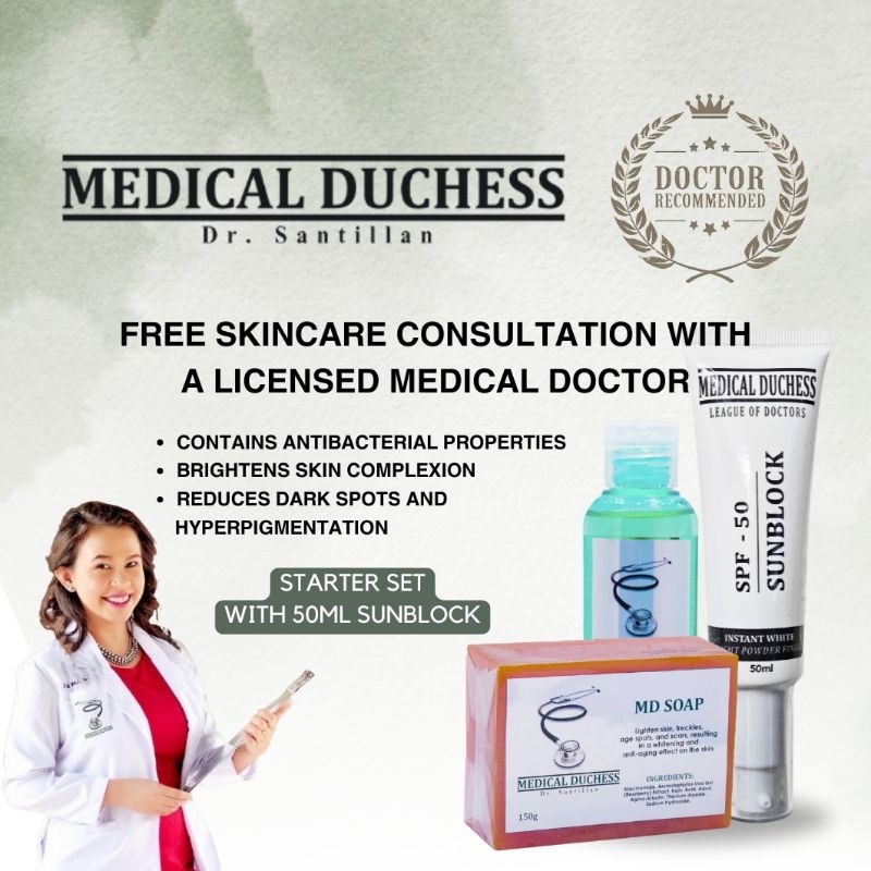 Medical Duchess - Starter Set with 50ml Sunblock | Shopee Philippines