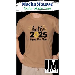1 DAY SHIPOUT - MOCHA MOUSSE NEW YEAR SHIRT | BLENDED COTTON FABRIC ...