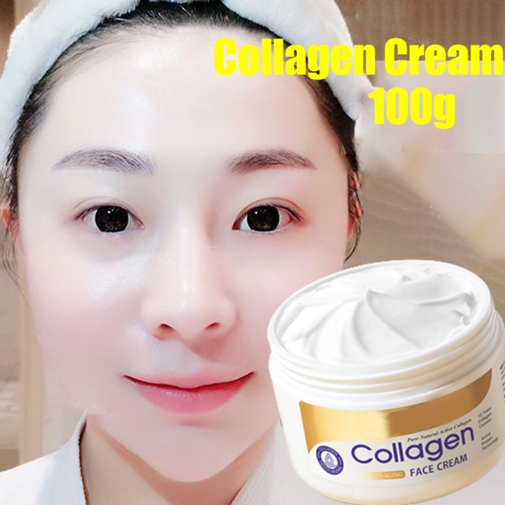 100g Collagen Face Cream Whitening Moisturizing Anti-wrinkle Melasma ...