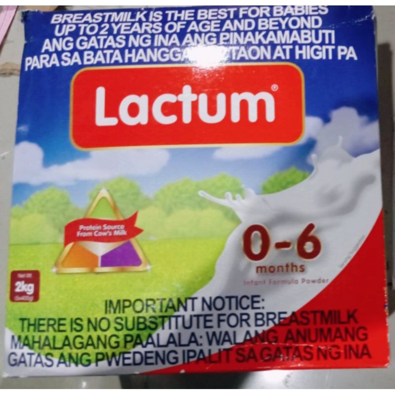 Lactum 0-6 months 2kg Infant Formula | Shopee Philippines
