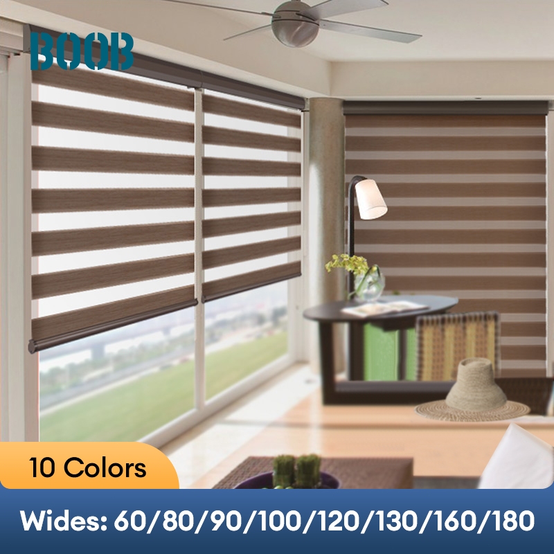 BOOB Korean Blinds for Window Blackout Blinds Venetians Duo Roller ...