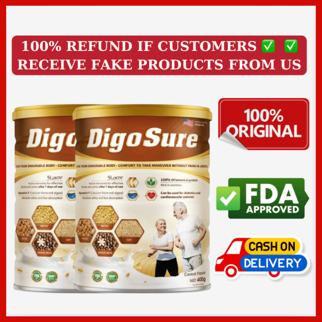 Digosure milk original 𝟐 𝐂𝐚𝐧𝐬 𝐑𝐞𝐚𝐝𝐲 𝐬𝐭𝐨𝐜𝐤𝐬 for joint knee back shoulder ...