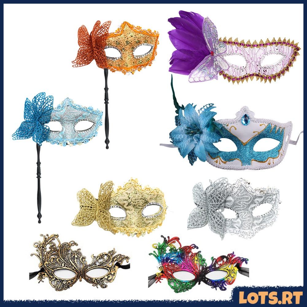Prom Mask Butterfly Glitter Party Mask Sexy Lady Venetian Masquerade ...