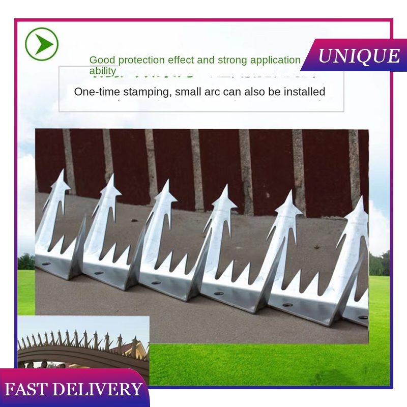 Anti climb Sharp Wall Spike on top of Wall and Fence | Security Spikes ...