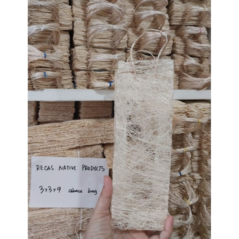 3x3x9 Abaca Bag 3x9 abaka sinamay bag gift bag | Shopee Philippines