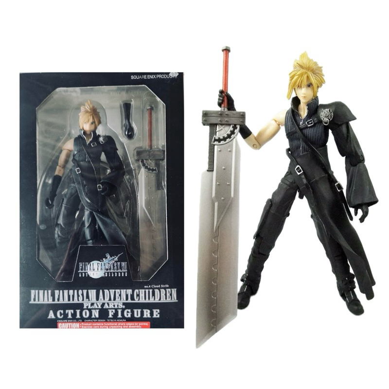 FF7 Cloud Strife Play Arts Action Figure by Square Enix x Final Fantasy ...