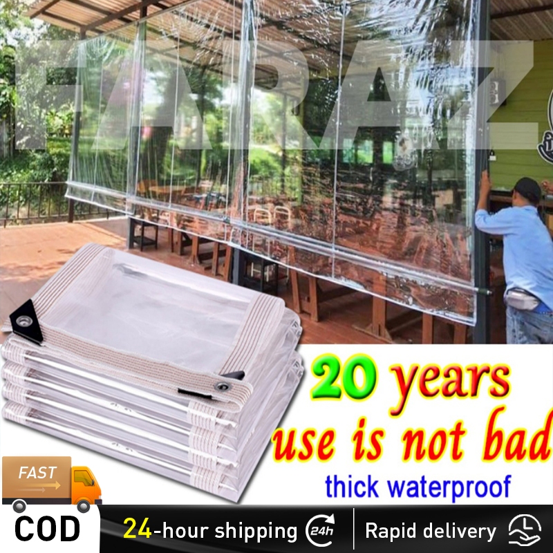 Transparent Trapal Waterproof Tarpaulin with Eyelets clear tarpaulin ...