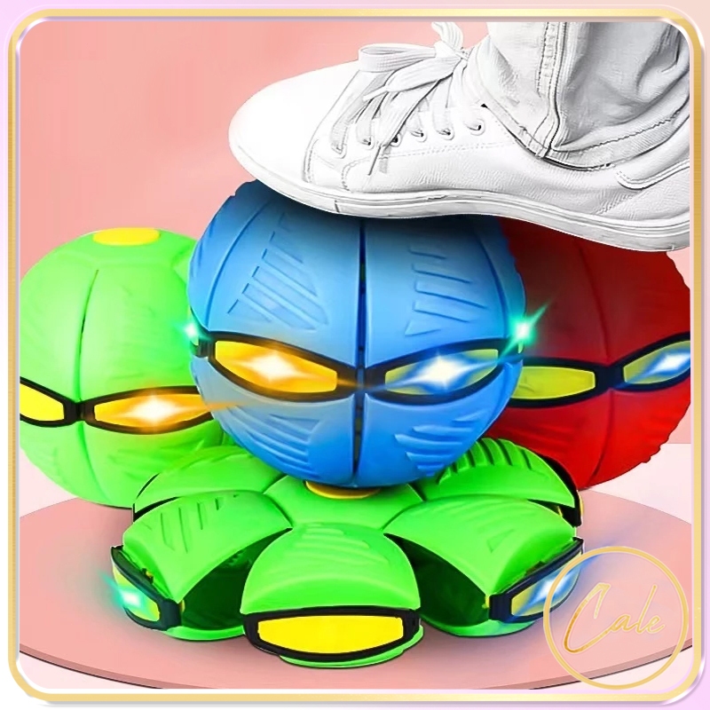 Magic UFO Flying Ball Throw Disc Ball with LED Light For Outdoor Kid's ...