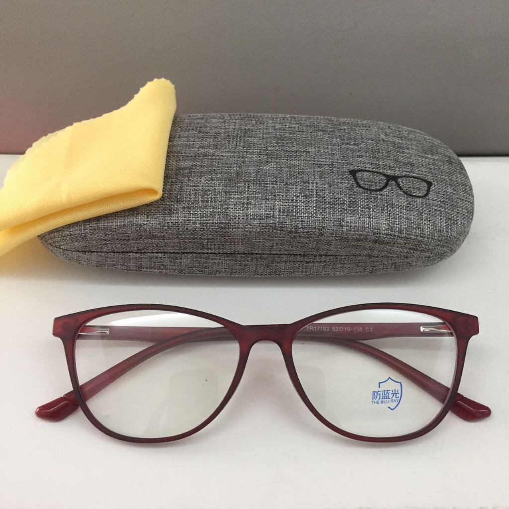 cat eye flexible frame eyeglasses for women replaceable lens high ...