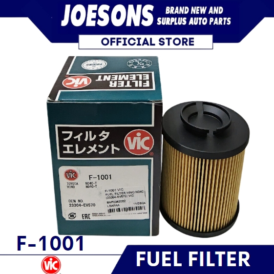 VIC : FUEL FILTER F-1001 FOR HINO N04C (23304-EV570) | Shopee Philippines