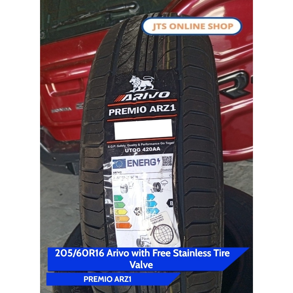 205/60R16 Arivo Premio ARZ1 with Free Stainless Tire Valve (PRE-ORDER) | Shopee Philippines