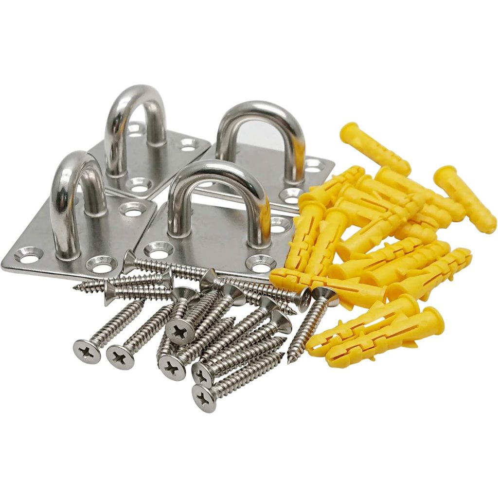 M6 Premium Heavy Duty 304 Square Stainless Steel Ceiling Hooks for ...