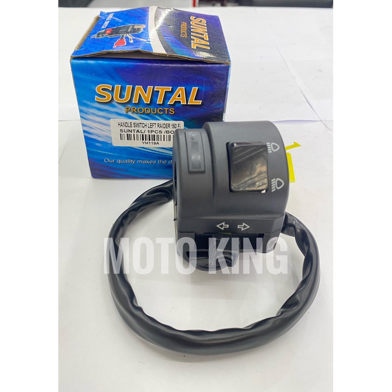 SUNTAL HANDLE SWITCH LEFT RAIDER 150 Fi (YH119A) | Shopee Philippines