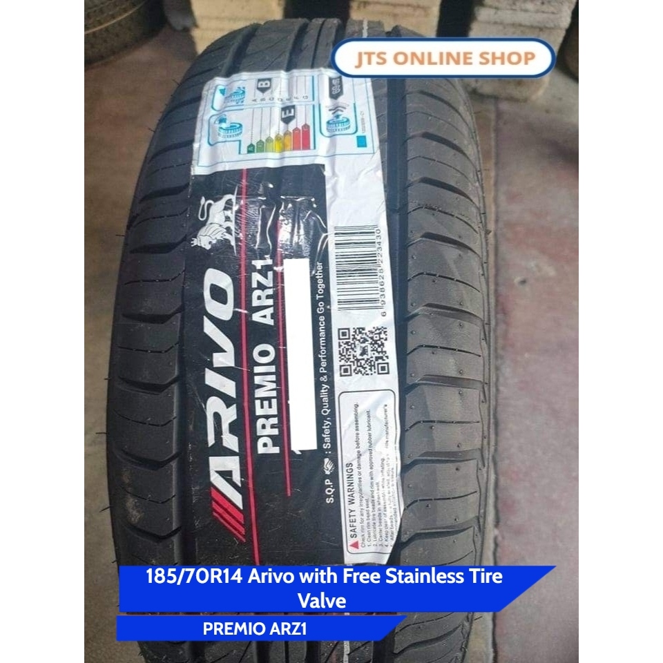 185/70R14 Arivo Premio ARZ1 with Free Stainless Tire Valve (PRE-ORDER) | Shopee Philippines