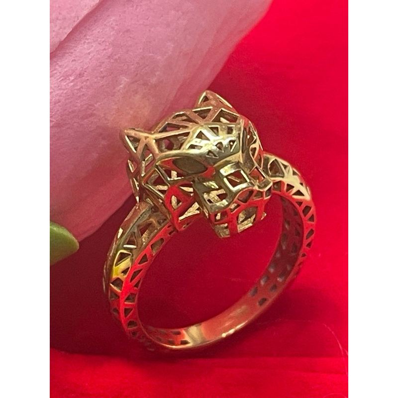 Panther with Jade Eye Ring | Shopee Philippines