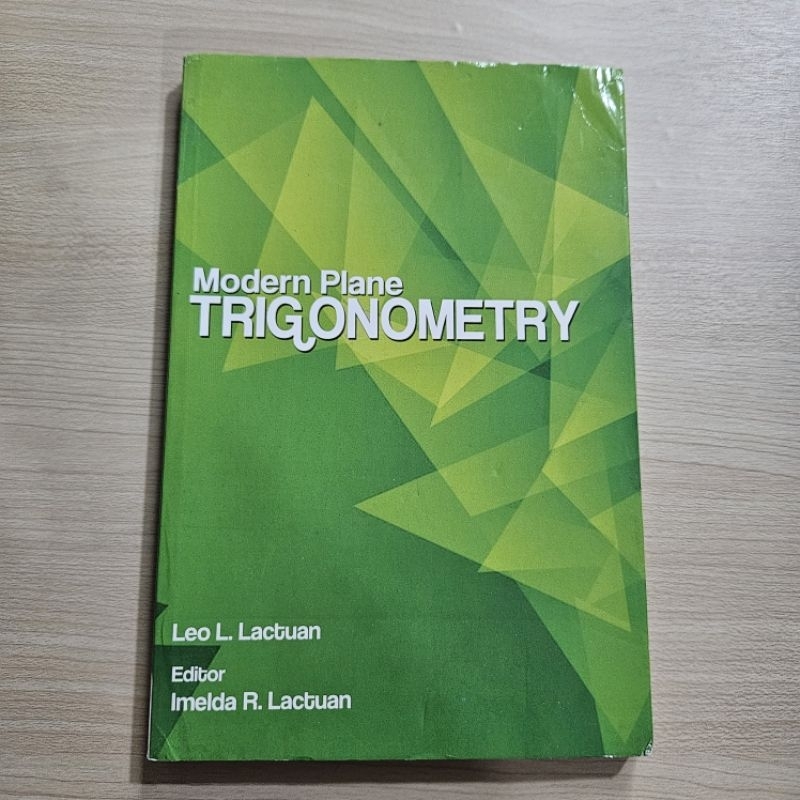Modern Plane Trigonometry By: Leo L.Lactuan | Shopee Philippines