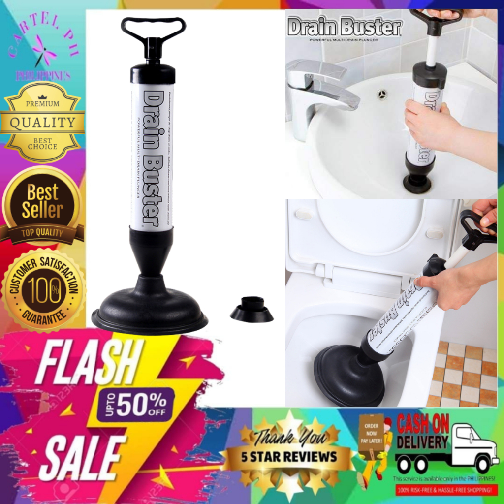 100% High quality Heavy Duty drain busters toilet plunger High pressure ...