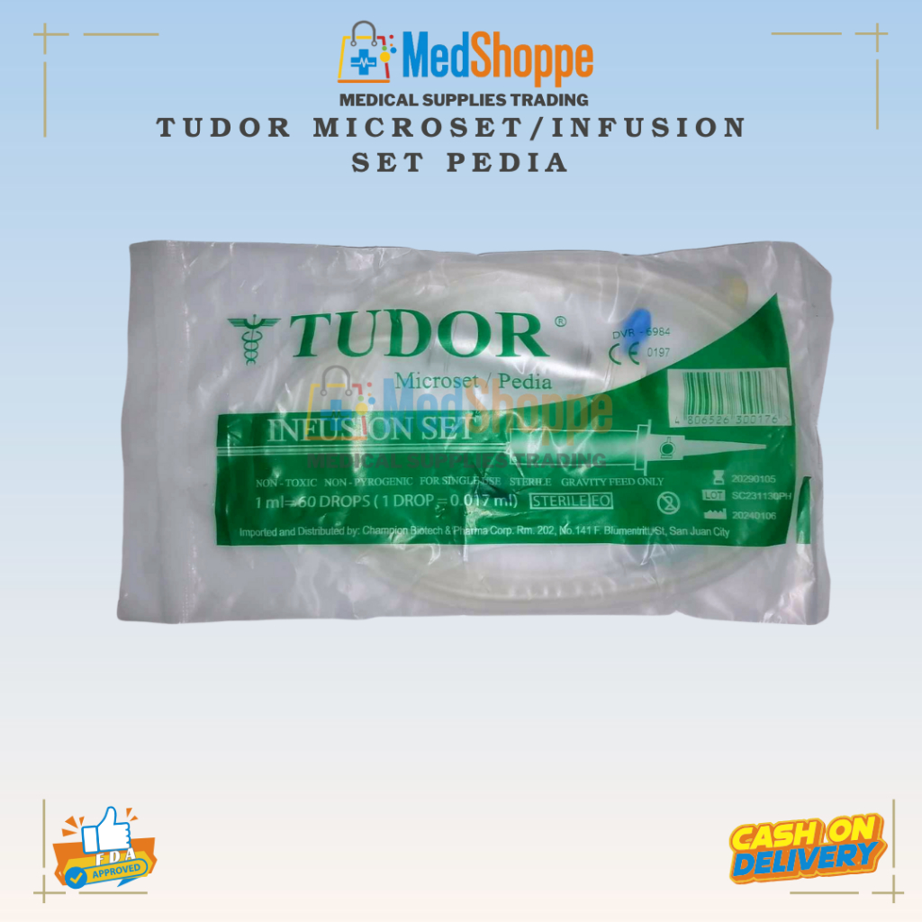 TUDOR MICROSET/INFUSION SET PEDIA 300PIECES | Shopee Philippines