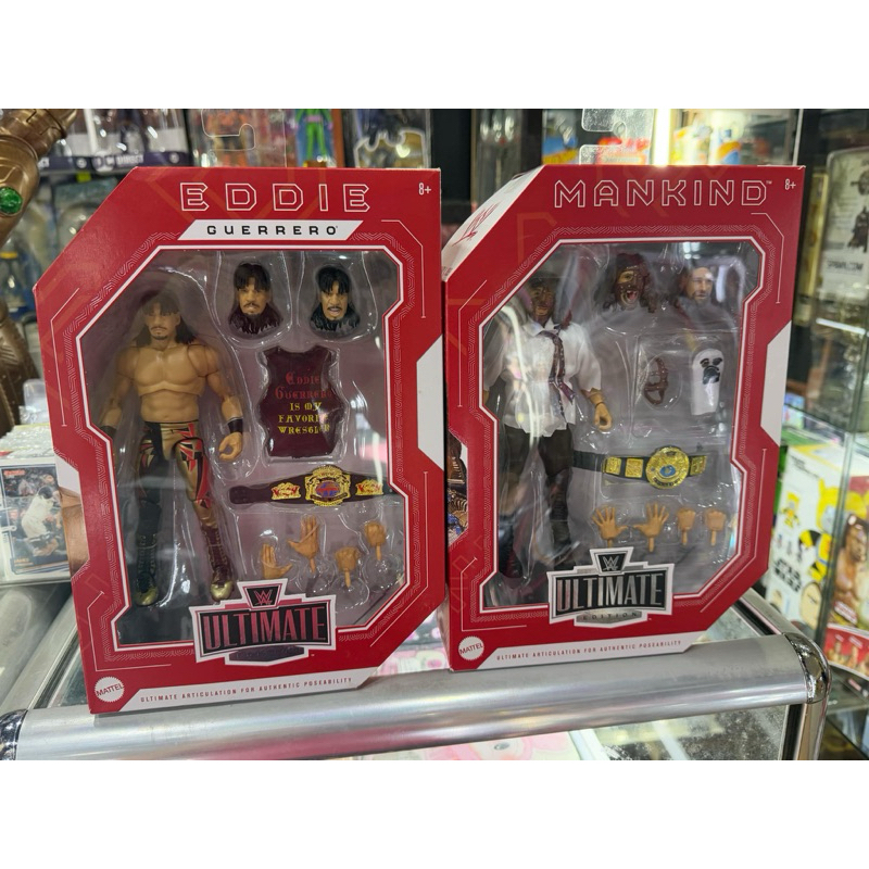 WWE Mattel Ultimate Edition Walmart Exclusive Mankind, Eddie Guerrero ...
