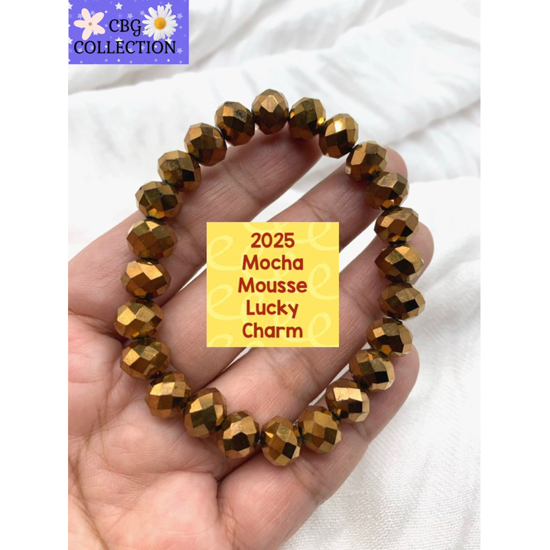 2025 Color of the Year Mocha Mousse Lucky Charm Bracelet | Shopee ...