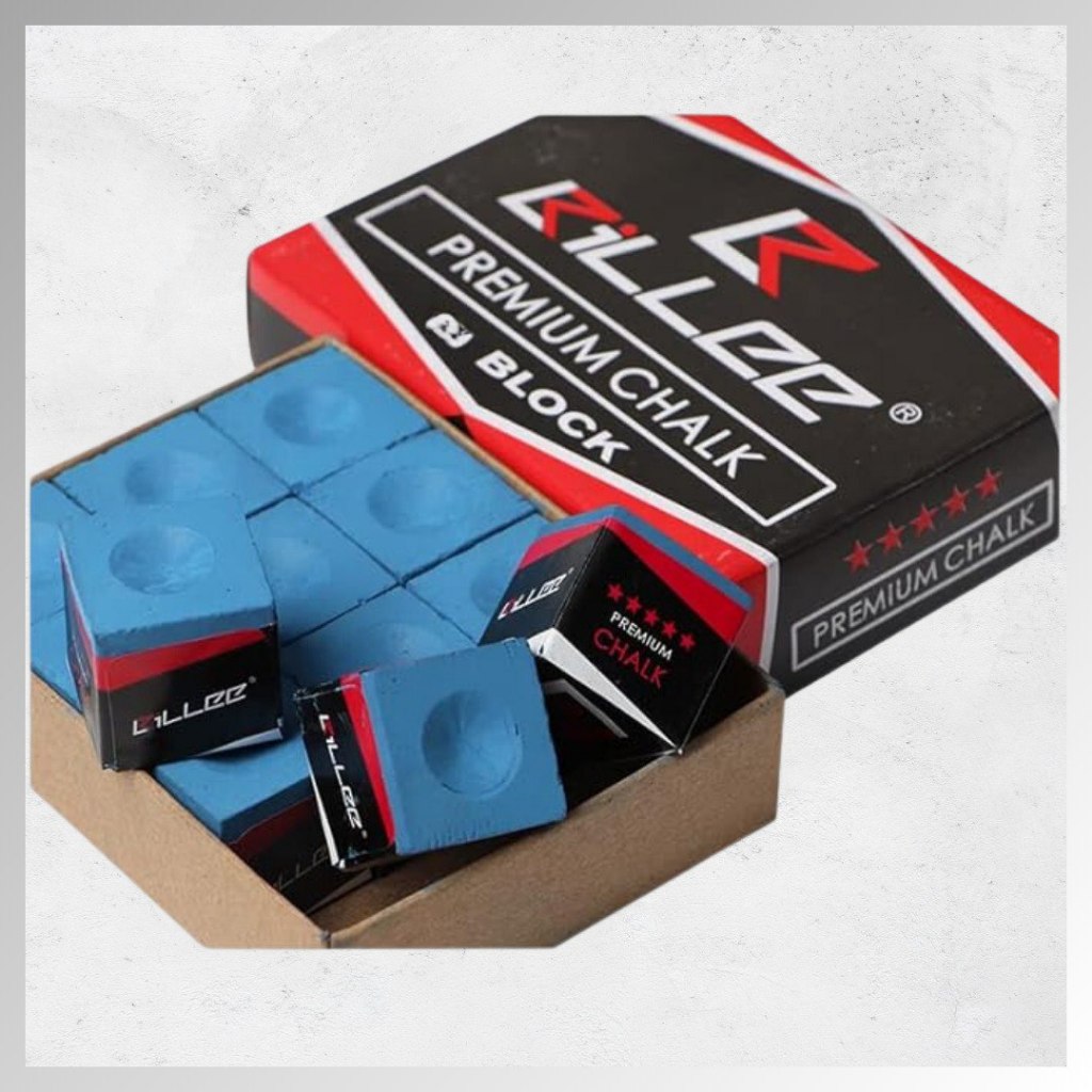 Billie Billiard Premium Pool Chalk Blue Pool Cue Chalk Snooker Set of ...