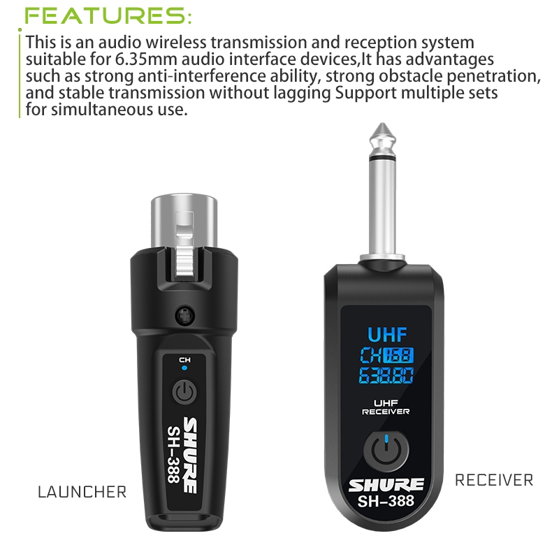 goodlight-plus SHURE SH-788 Dynamic microphone wired conversion ...