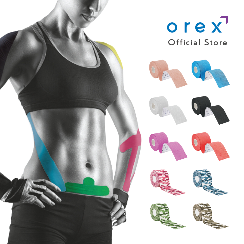 OREX Kinesiology Tape / Elastic Tape / Muscle Recovery Tape / Muscle ...