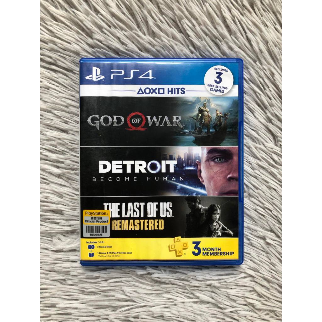 God of War / Detroit Become Human R3 PS4 Playstation 4 Original CD Game ...