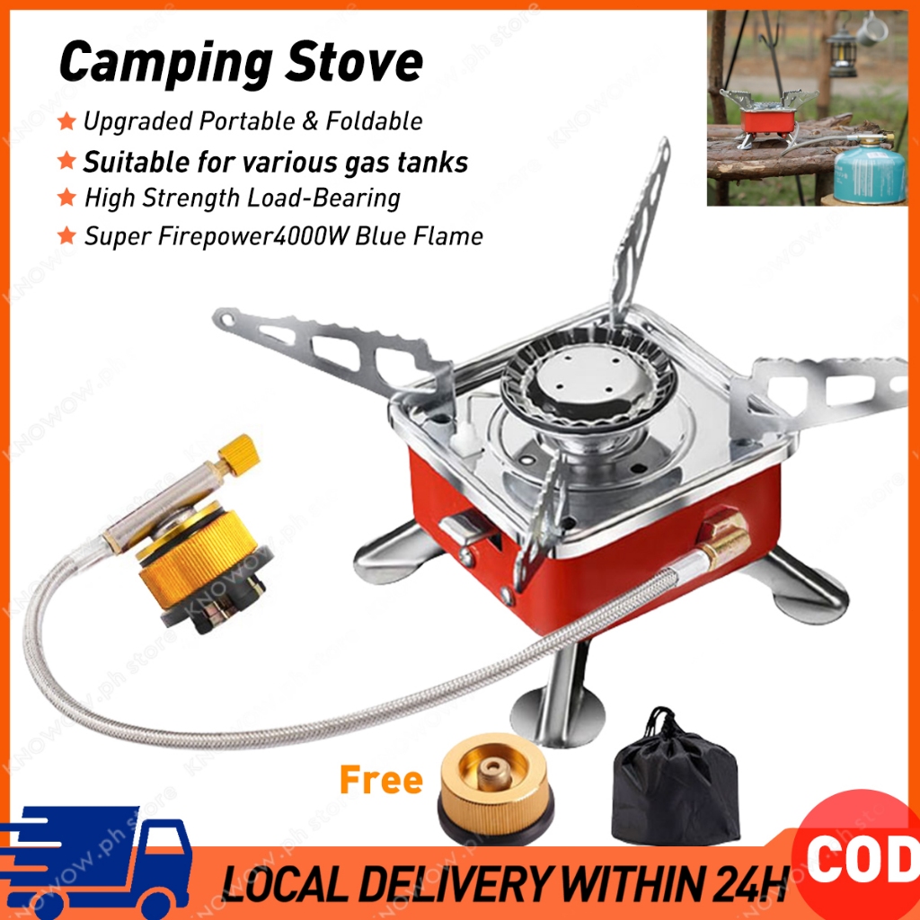 Portable Butane Gas Stove for Camping Hiking Outdoor Use Cassette ...