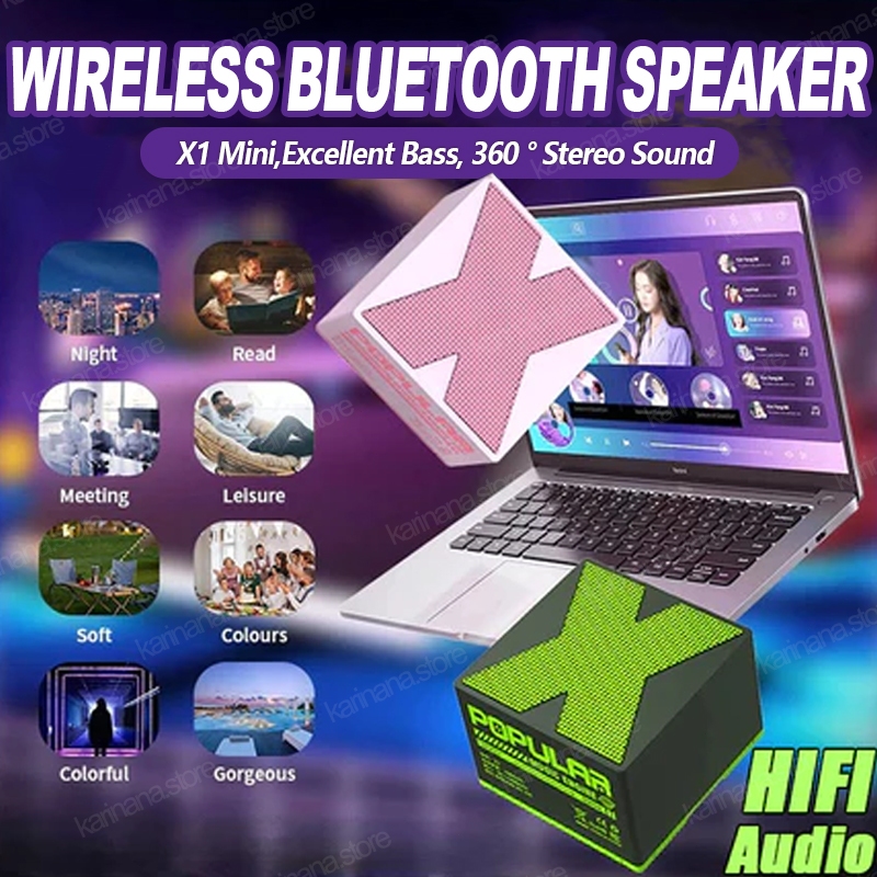 X1 Mini Speaker Bluetooth Excellent Bass Support Music and Calls ...