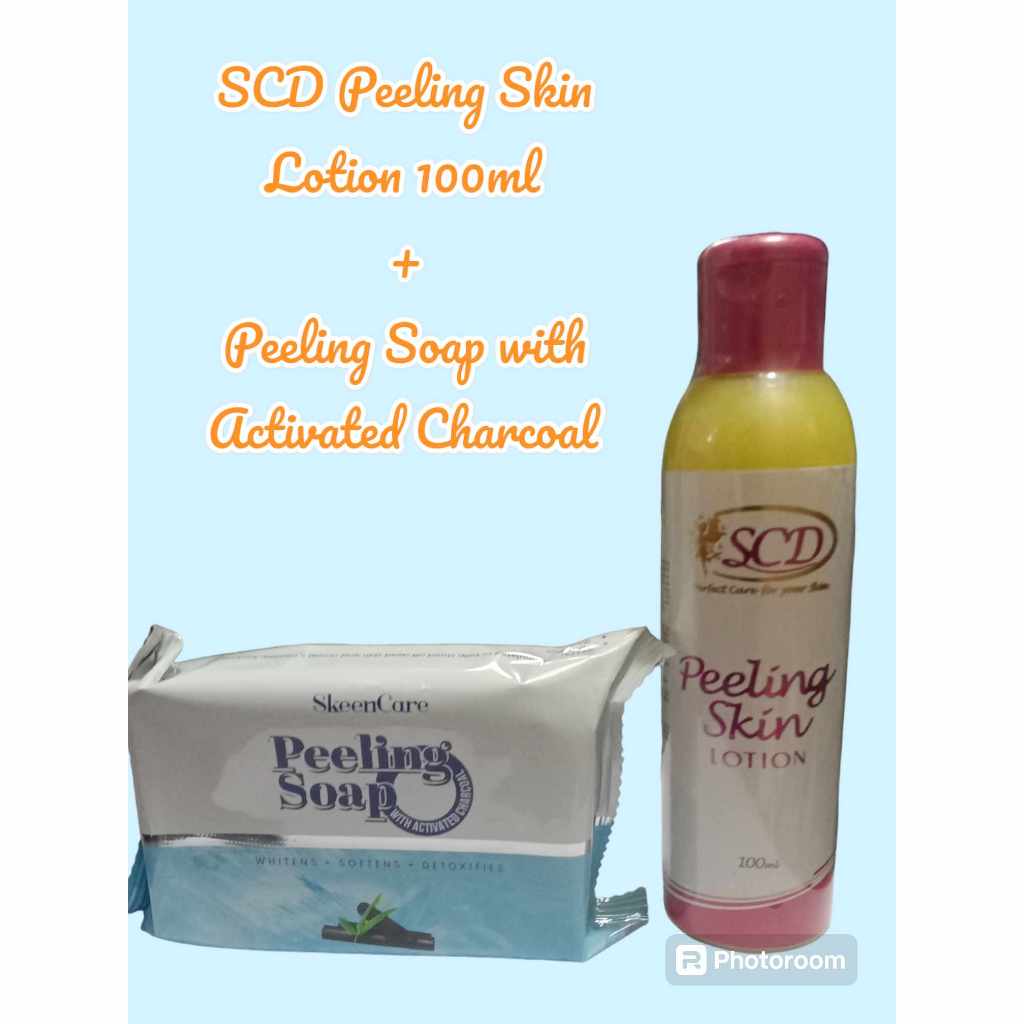 SCD PEELING SKIN LOTION 100ml + CHARCOAL SOAP 135g | Shopee Philippines