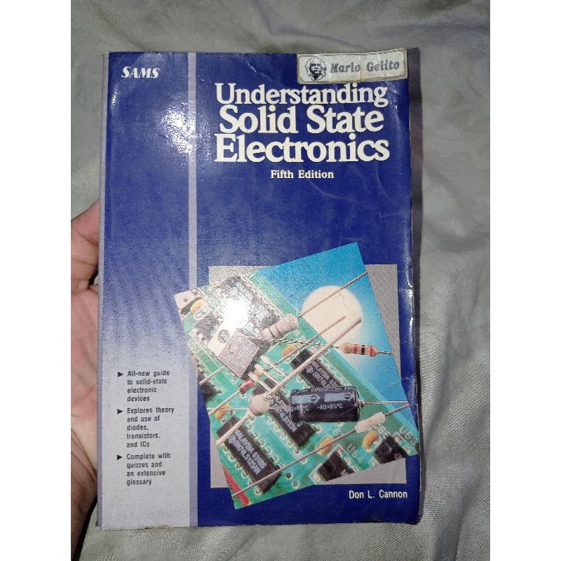 Understanding Solid State Electronics Fifth Edition by Don L. Cannon | Shopee Philippines