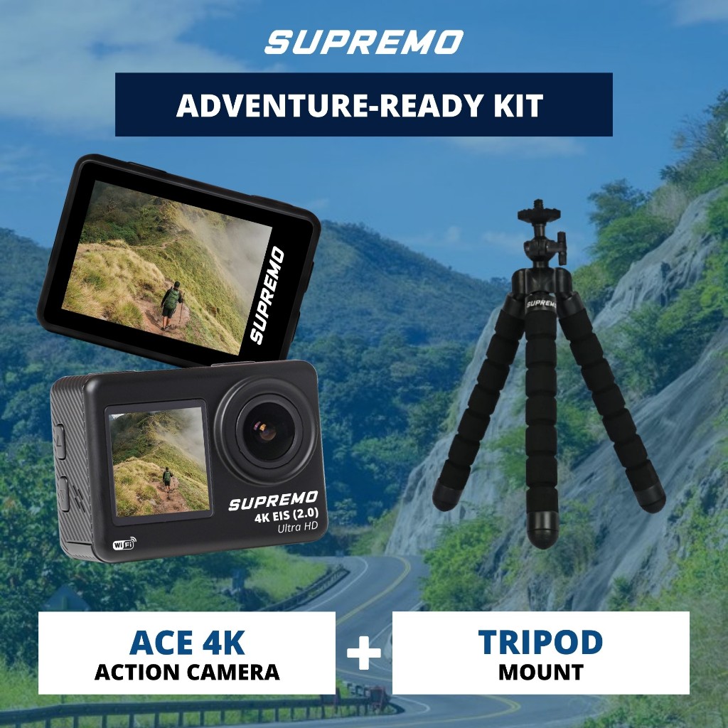 Bundle 5 Supremo Ace 4K Dual Display + Tripod | Shopee Philippines