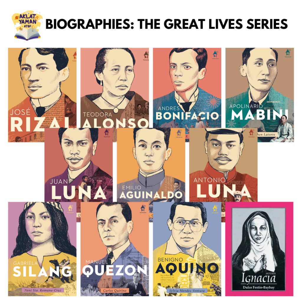 BAYANI, THE GREAT LIVES SERIES: RIZAL, ALONSO, BONIFACIO, MABINI ...