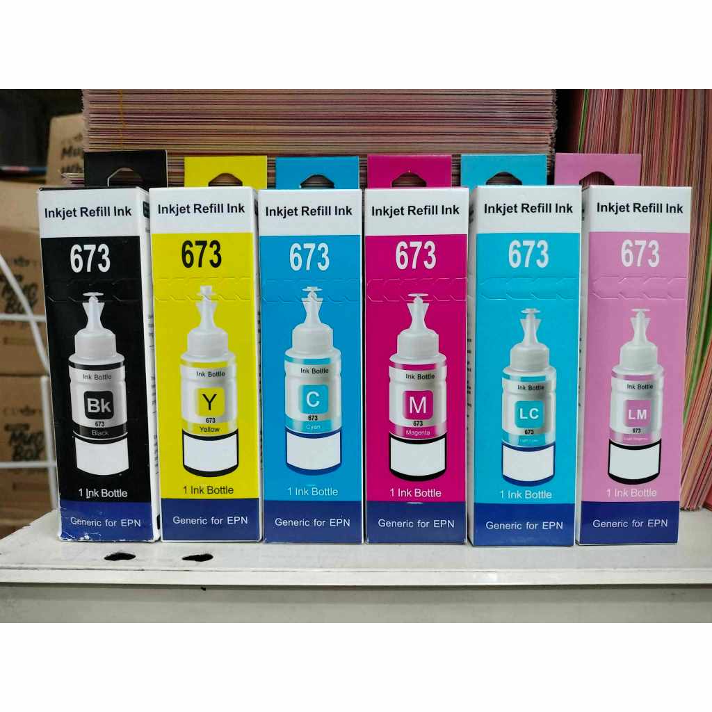L&C 673 Ink Refill ink for Epson L800 L801 L805 L810 L850 L1800 L ...