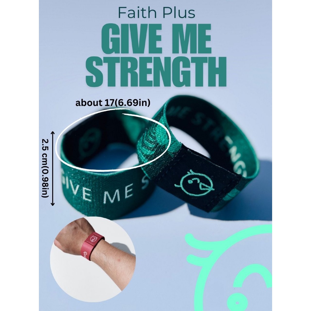 Original Donfi NFC Bible Verse Wristband Faith Plus Version 2 ( 20cm x ...