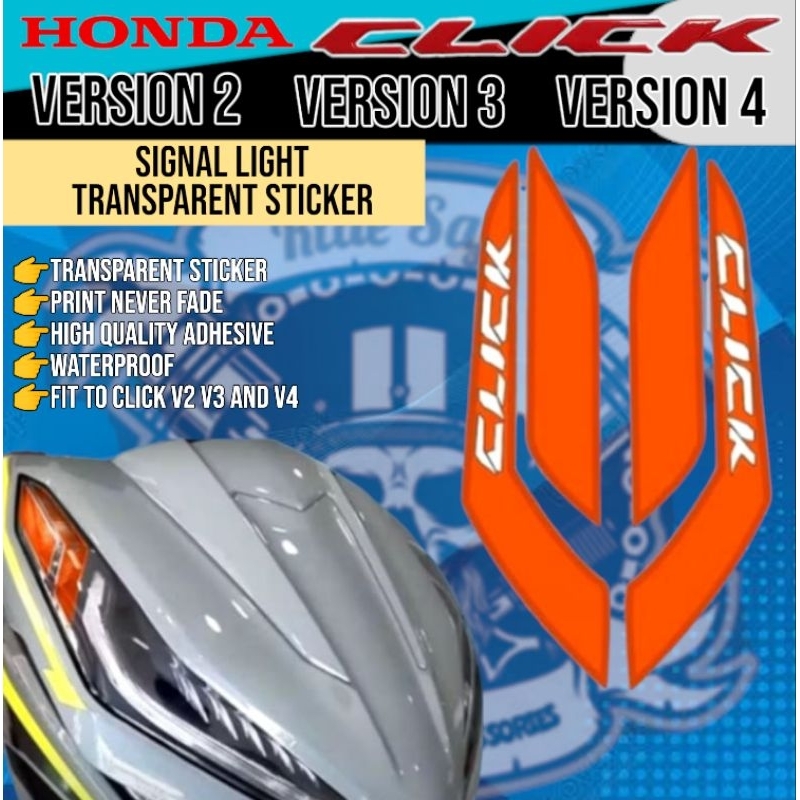 Honda Click Version 2,3 and 4 Signal Light Transparent / Click ...
