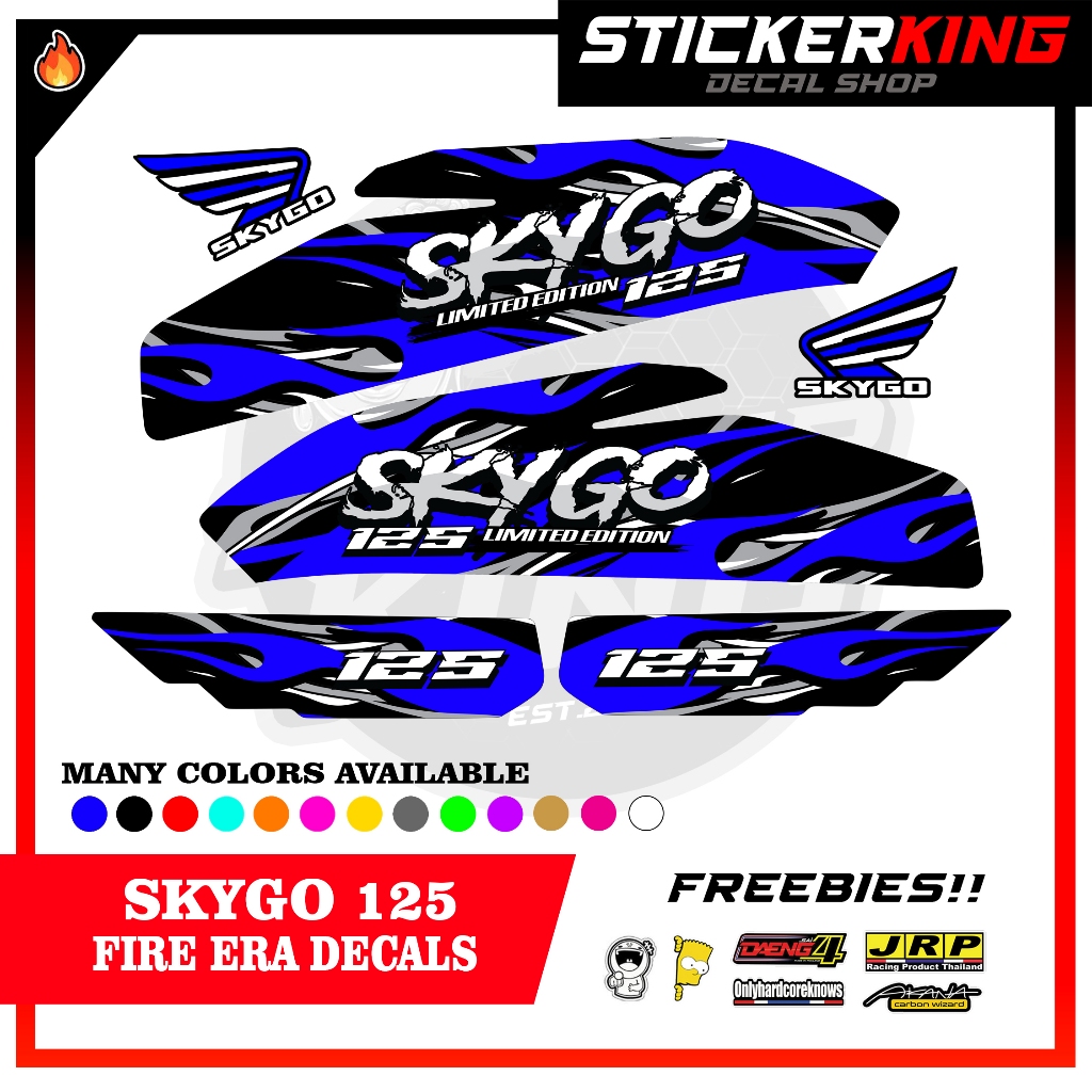 Skygo 125 Fire Era Decals with Freebies Thailand Indo Malaysian Concept ...