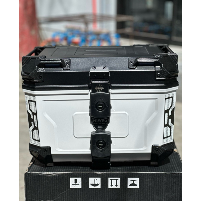 NIWRA RAPTOR Hard Plastic ~Abs Plastic Top Box~ for Motorcycle | Shopee ...